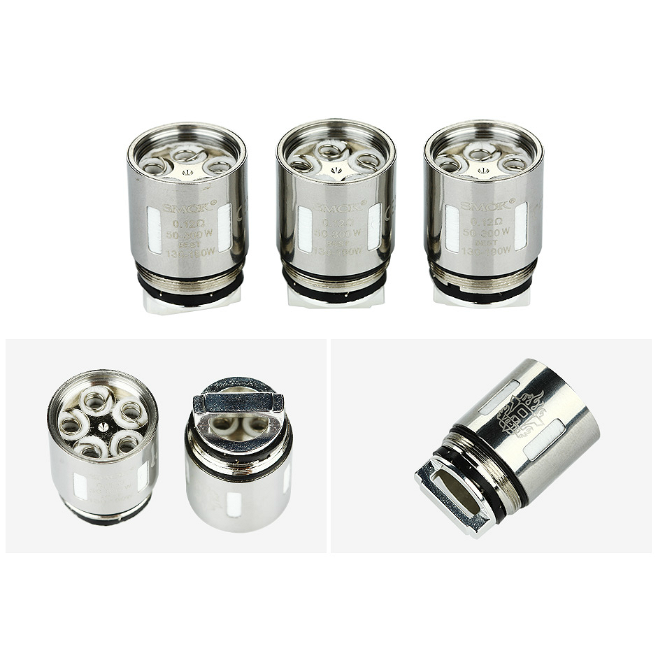 ATOMIZER - 3x SMOK TFV8 V8-T10 Decuple Coil ( 0.12 ohms )